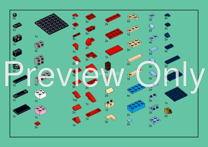 LEGO MOC Human Ariel (The Little Mermaid 1989) Custom Brickheadz by ...