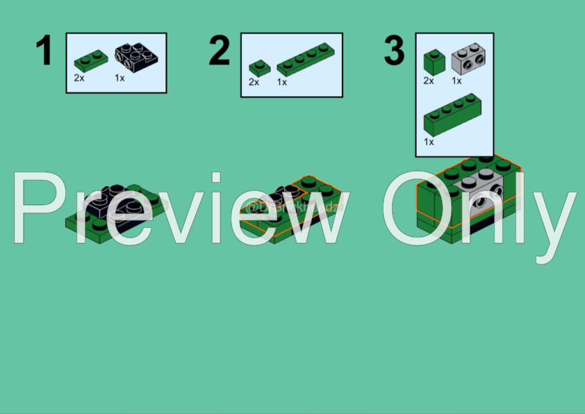 LEGO MOC Ariel (The Little Mermaid 1989) Custom Brickheadz by ...