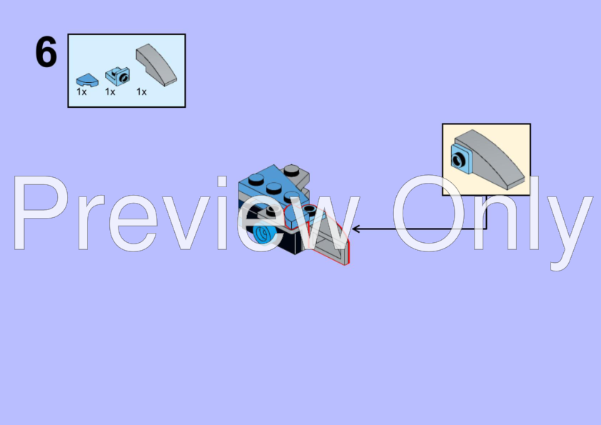 LEGO MOC Gungan Bongo Microfighter by lego_coffee | Rebrickable - Build ...