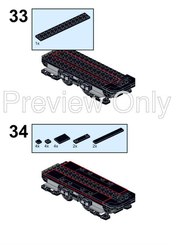 Lego Moc Classic Tram By Balmiteblock Rebrickable Build With Lego