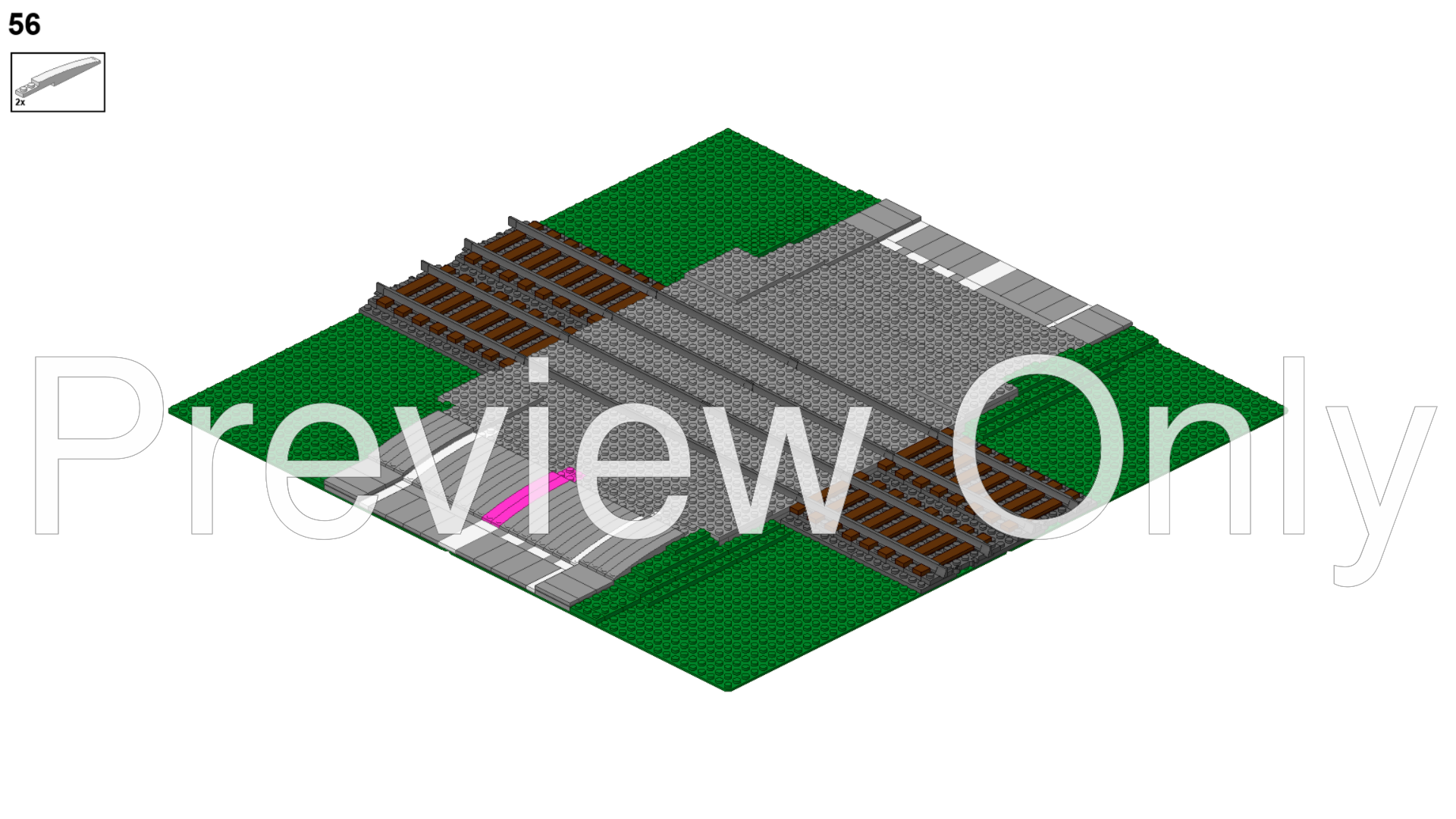 LEGO MOC Passages à niveau avec barrières -- Level crossings with ...