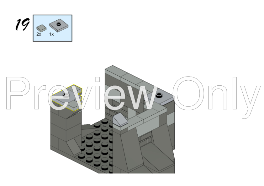 LEGO MOC HW Castle Tower by Just_Late | Rebrickable - Build with LEGO