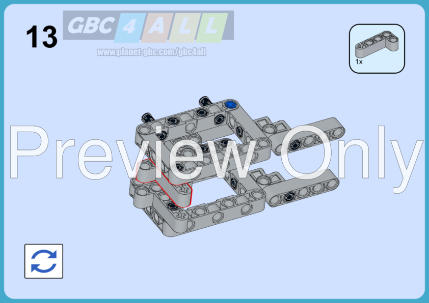 Lego Moc Gbc4all 03 Lift Arm By Planet Gbc By Planet Gbc Rebrickable