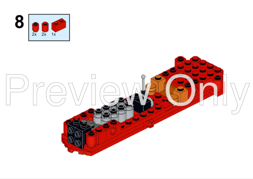 LEGO MOC Lancia Ferrari D50 by Coland | Rebrickable - Build with LEGO