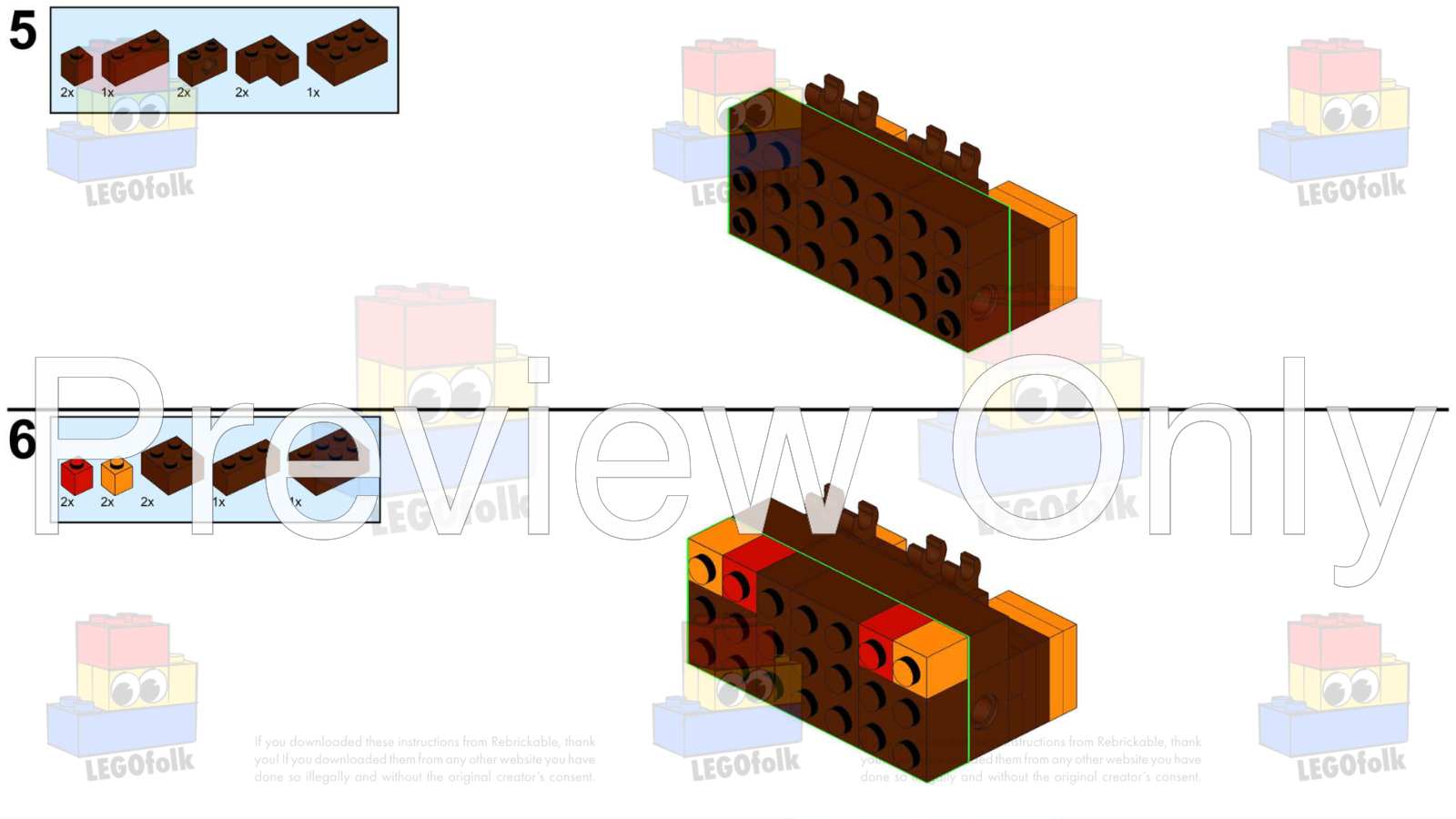 LEGO MOC Frog by brickfolk | Rebrickable - Build with LEGO