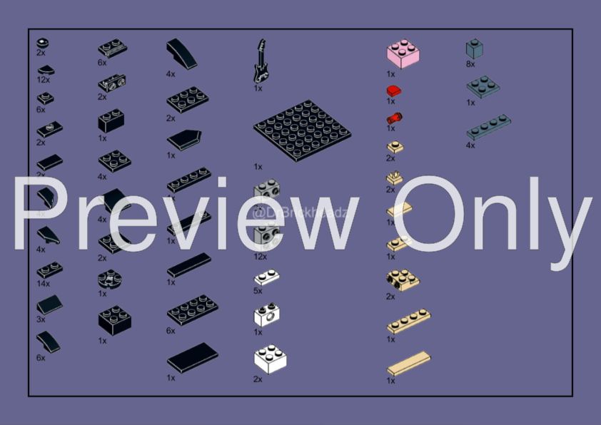 LEGO MOC Eddie Munson (Stranger Things) Custom Brickheadz by ...