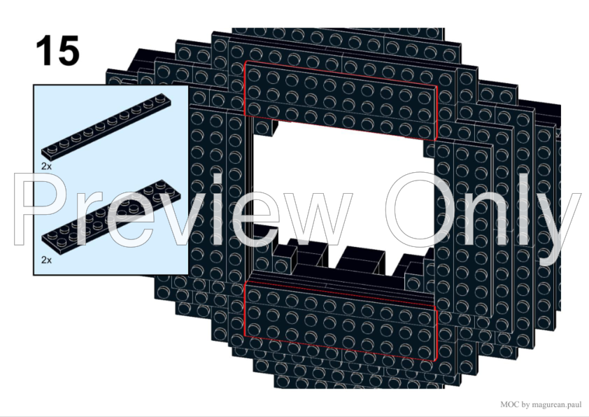 Lego Moc Replicator Cruiser By Magureanpaul Rebrickable Build With