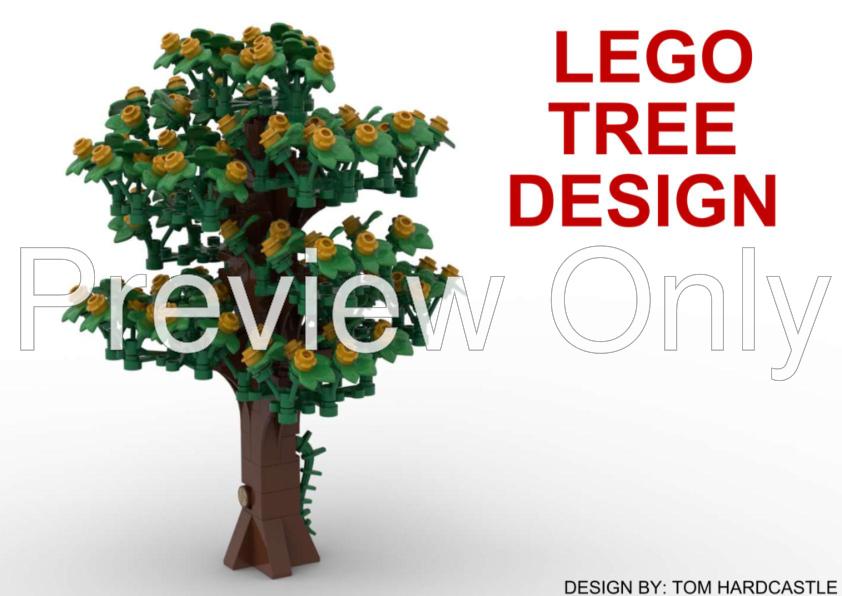 LEGO MOC Lego Tree Pack by Brickwater Bay | Rebrickable - Build with LEGO