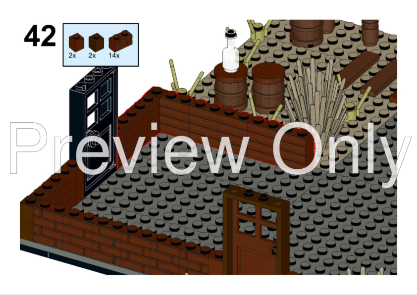 Lego Moc Western Police Station By Tatay Rebrickable Build With Lego
