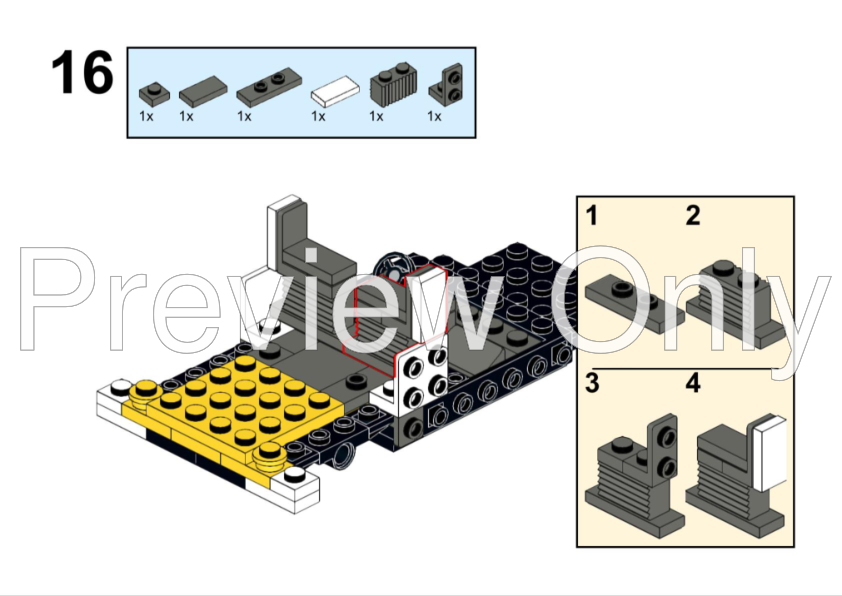 Lego Moc Built Tough Escort Mk1 White By Ibrickeditup Rebrickable