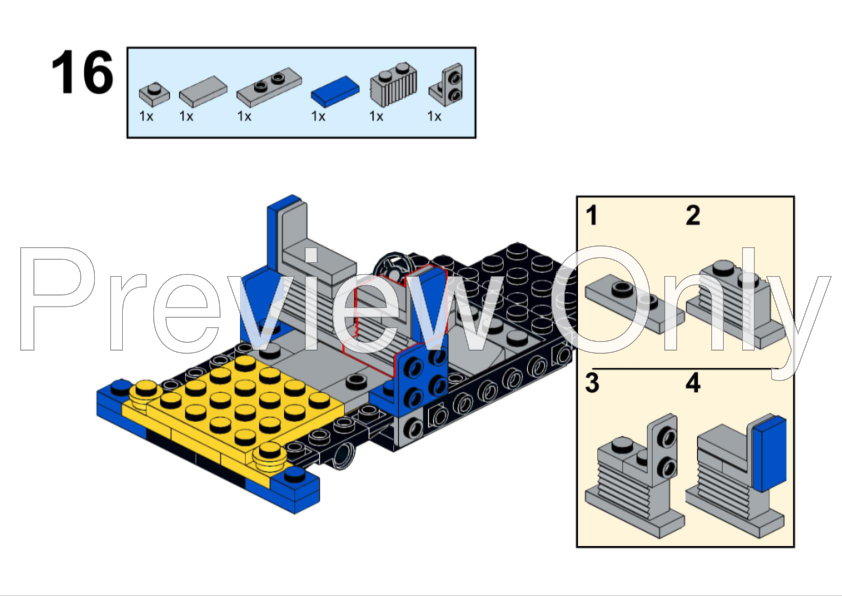 LEGO MOC Built Tough Escort Mk1 - Set of Five Colors by IBrickedItUp ...