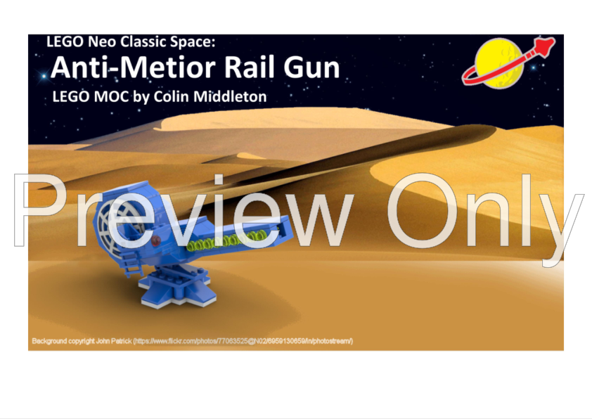 LEGO MOC Neo Classic Space Anti-Meteor Rail Gun by cmiddleton ...