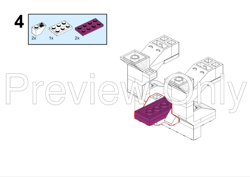 LEGO MOC Mewtwo by legobotimus168 | Rebrickable - Build with LEGO