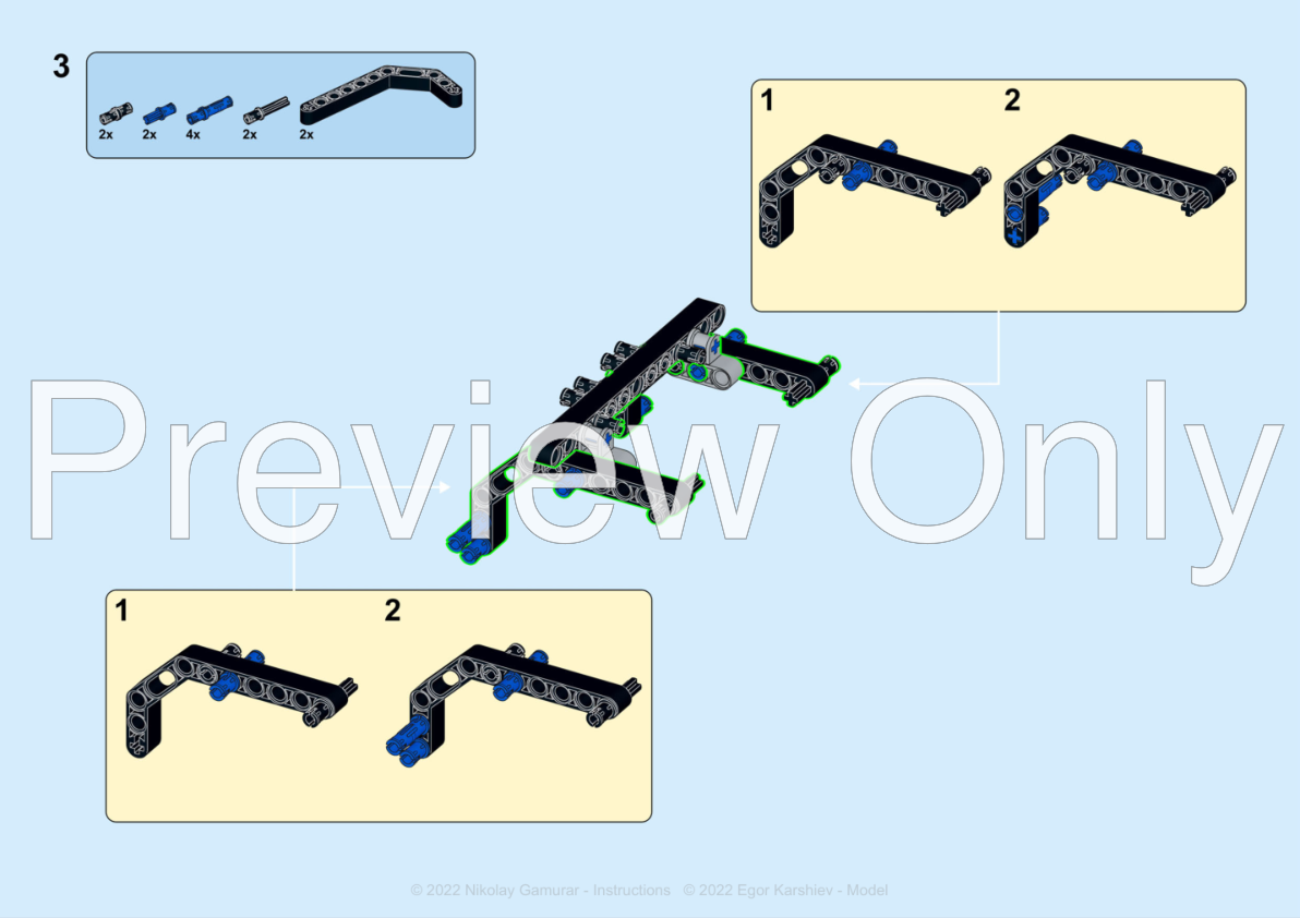 LEGO MOC TOYOTA Hilux 4WD Single Cab | Power Functions (Black) by RM8 ...