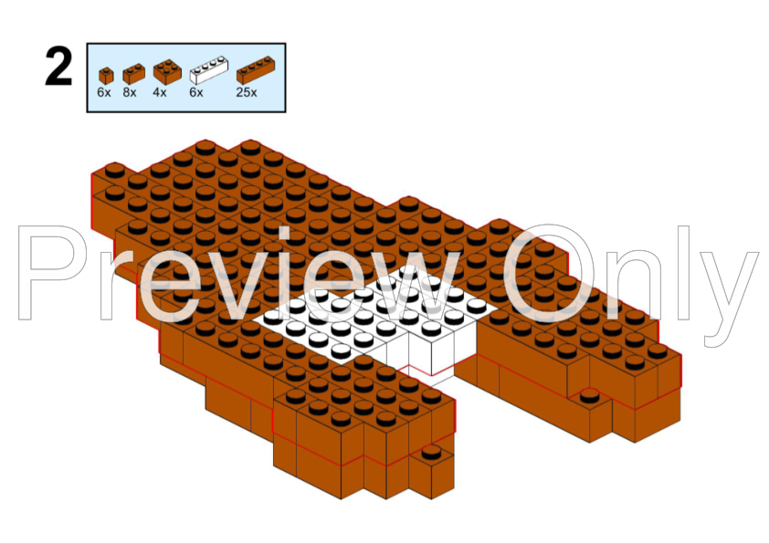 LEGO MOC Red Squirrel by Wilmottslego | Rebrickable - Build with LEGO