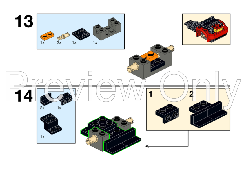 LEGO MOC Tesla Model Y – Red by lunabricks | Rebrickable - Build with LEGO