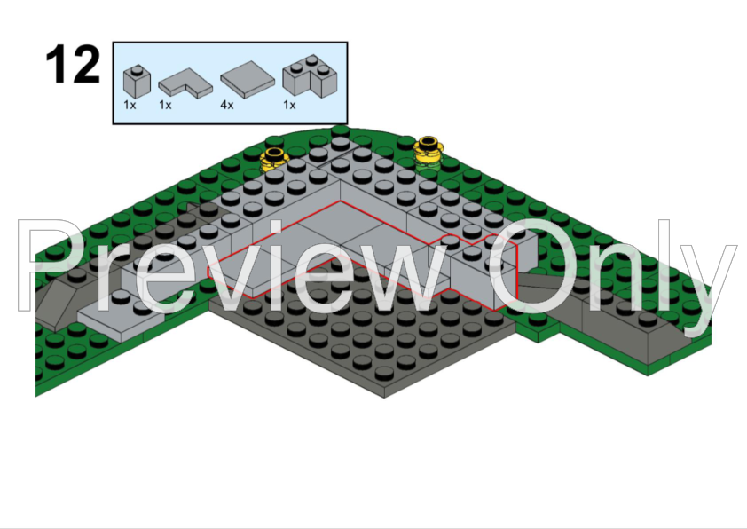 LEGO MOC Fortified outpost (compatible with 10305) by Campistron ...