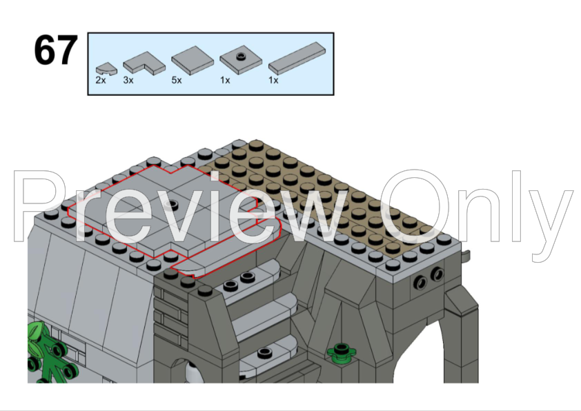 LEGO MOC Fortified outpost (compatible with 10305) by Campistron ...