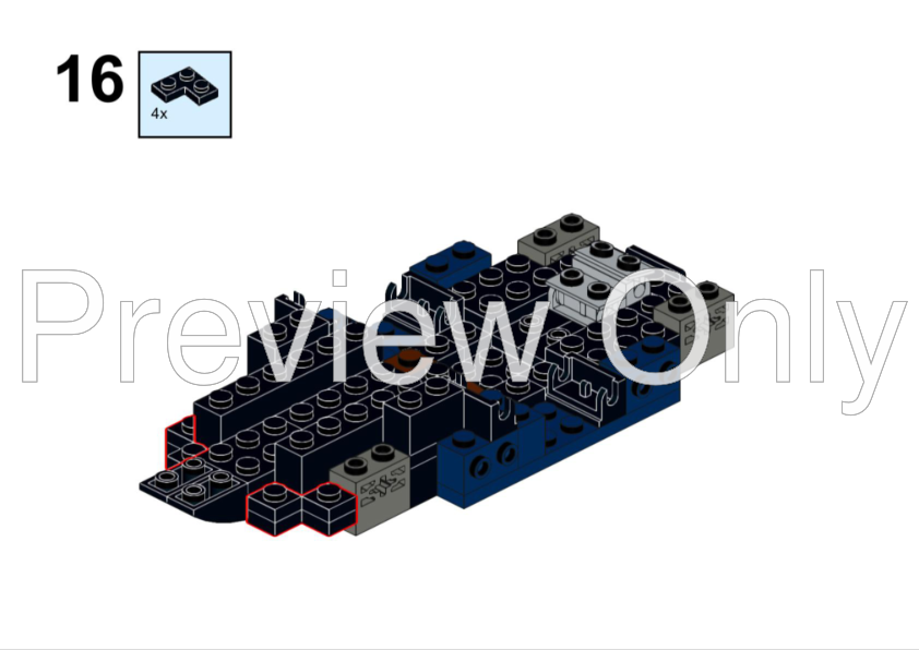 Lego Moc Porsche 956 Group C By Lamafama Rebrickable Build With Lego