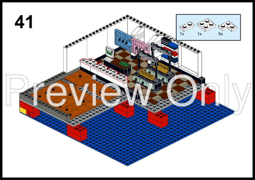 LEGO MOC Underground Station Module #3 by Legofan21 | Rebrickable ...