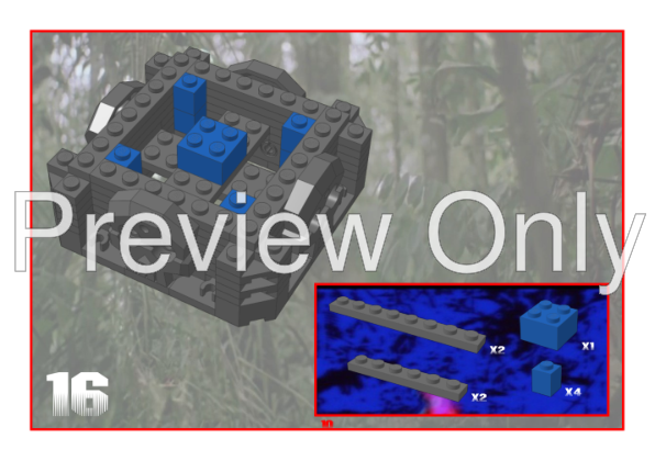 Lego Moc Minibust Predator By Thierry Rebrickable Build With Lego