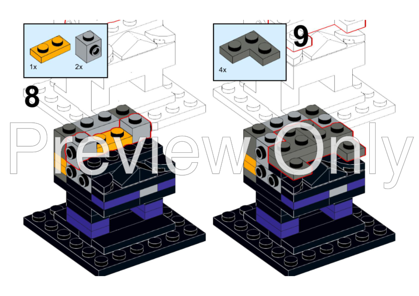 LEGO MOC Nacht Faust - Black Clover BrickHeadz by AnimeBricks4 ...