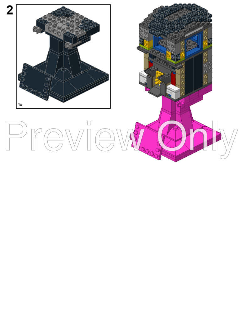 Lego Moc Echo Helmet By Timbricks99 Rebrickable Build With Lego