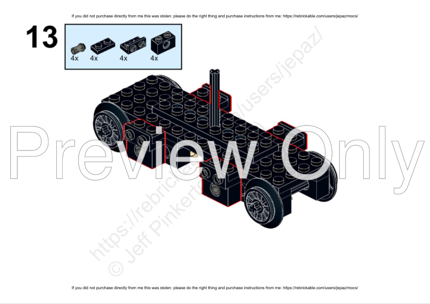 LEGO MOC EMD SD90/43MAC Canadian Pacific by jepaz | Rebrickable - Build ...