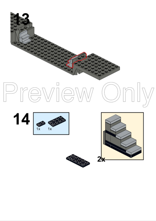 LEGO MOC-127872 60197 Passenger Train with Double Deck Club Car by ...