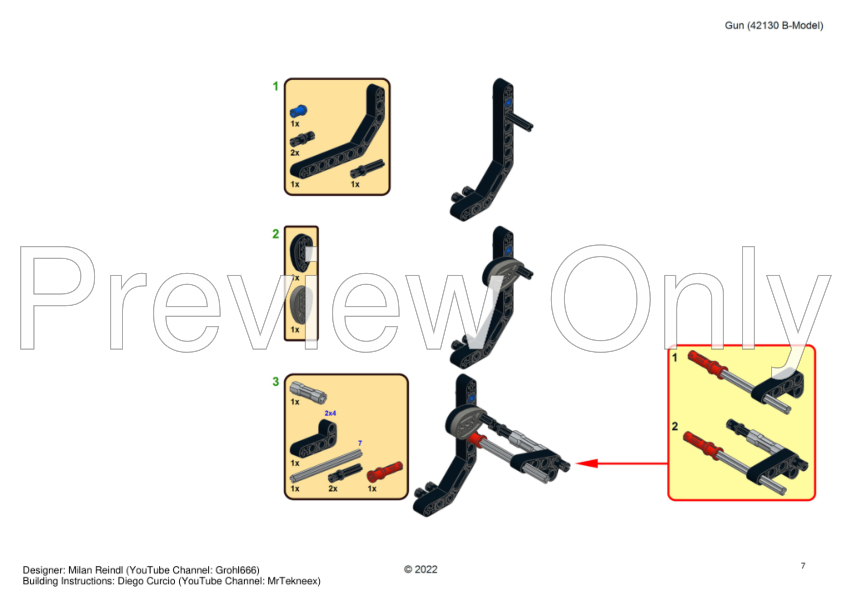 LEGO MOC BMW Dropship (42130 B-Model) by grohl | Rebrickable - Build ...