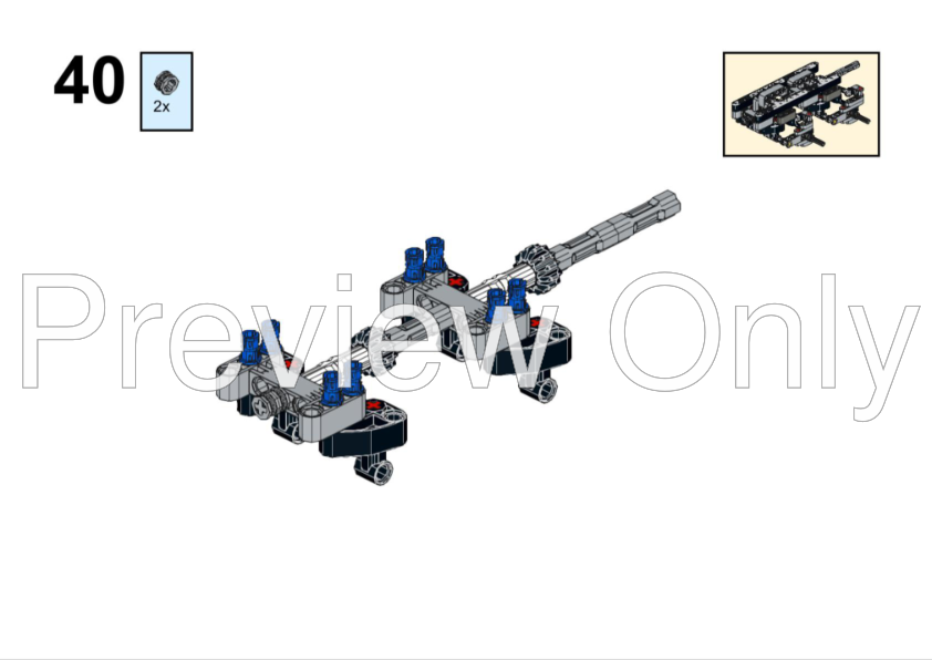 LEGO MOC 6 Axle Semi Trailer by Smudge | Rebrickable - Build with LEGO