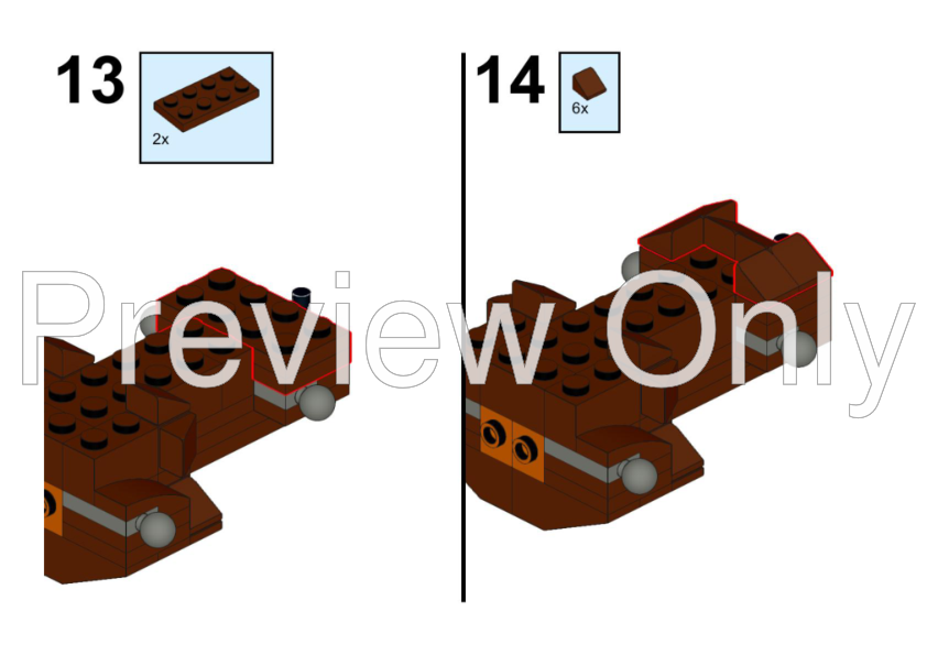 LEGO MOC Moose by Andyboygroova | Rebrickable - Build with LEGO