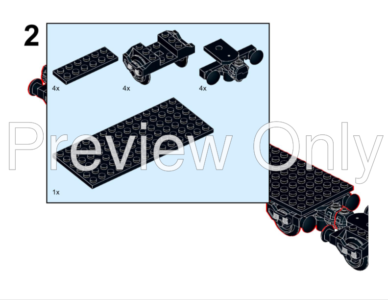 LEGO MOC-128079 Red Branchline Coaches TVS by BlackBonnieSFM ...