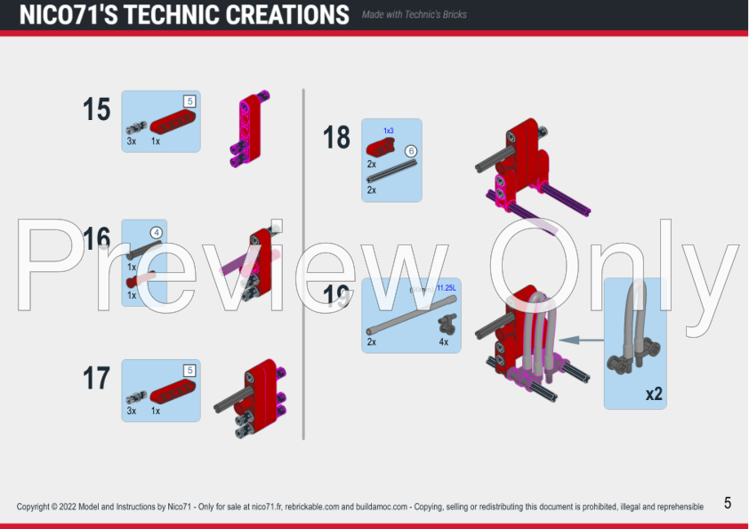 LEGO MOC Switchless Pneumatic Machine by Nico71 | Rebrickable - Build ...