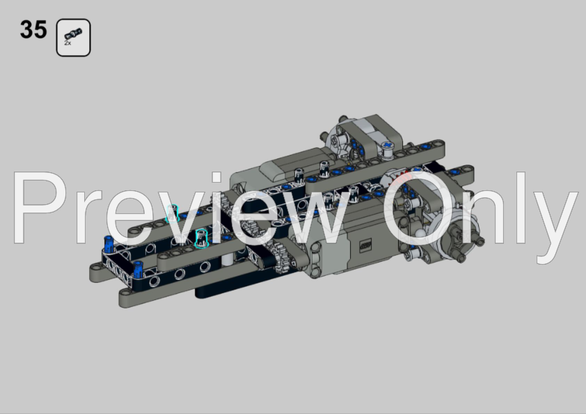 LEGO MOC 42129 Tractor With 4 Attachments by mic8per | Rebrickable ...