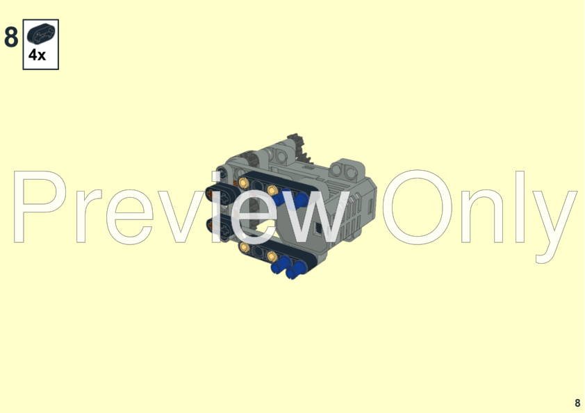 LEGO MOC Lego high pressure pneumatic compressor by _Yoko | Rebrickable ...