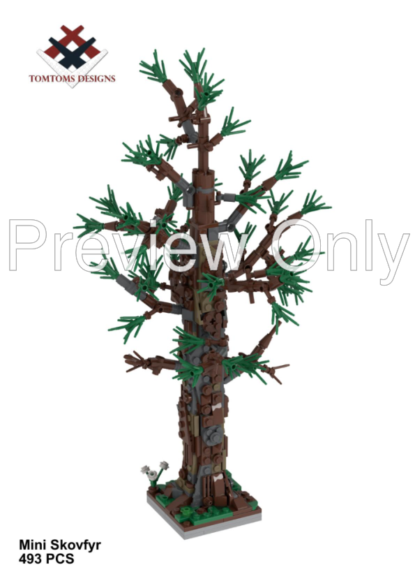 LEGO MOC Pine tree by tomtoms_design | Rebrickable - Build with LEGO