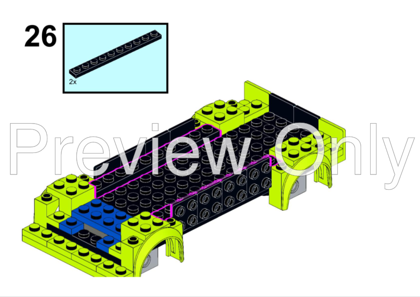 LEGO MOC MOCturnal Volkswagen T1 Bulli / Kombi / Samba / Microbus (Lime ...