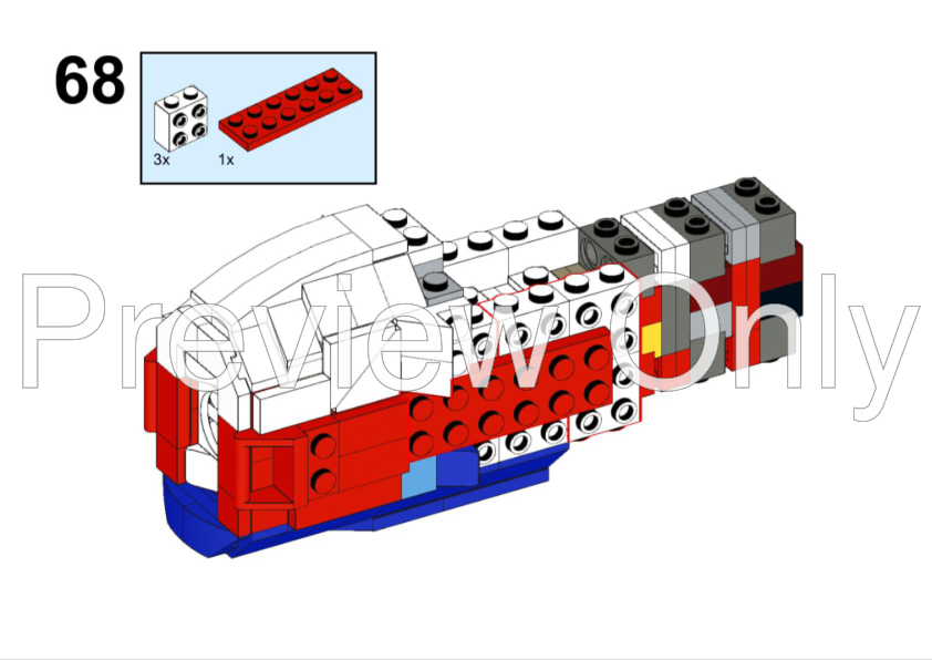 LEGO MOC X1-B500 Freedom Rebel Bomber by alexsimion9 | Rebrickable ...
