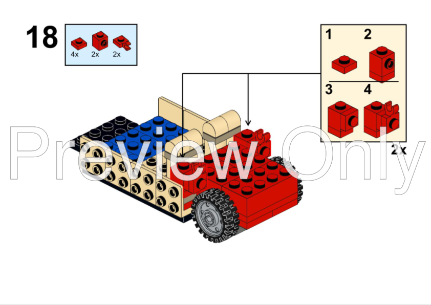 LEGO MOC-128797 1955 Built Tough Thunderbird Coupe by IBrickedItUp ...