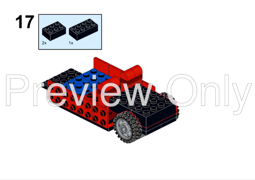 LEGO MOC-128798 1955 Built Tough Thunderbird - Set of Five Colors by ...