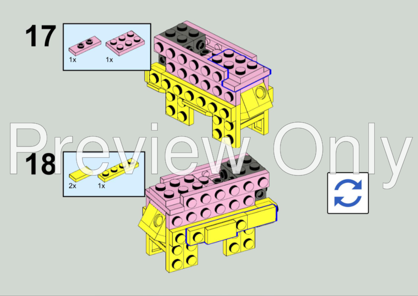 LEGO MOC Skitty by Penguins and plastic | Rebrickable - Build with LEGO