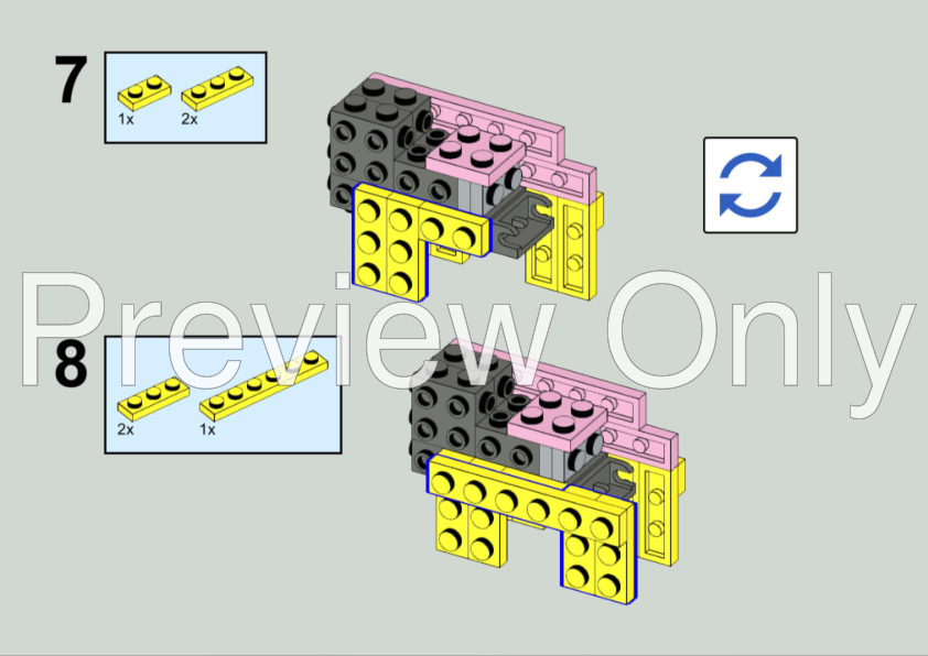 LEGO MOC Skitty by Penguins and plastic | Rebrickable - Build with LEGO