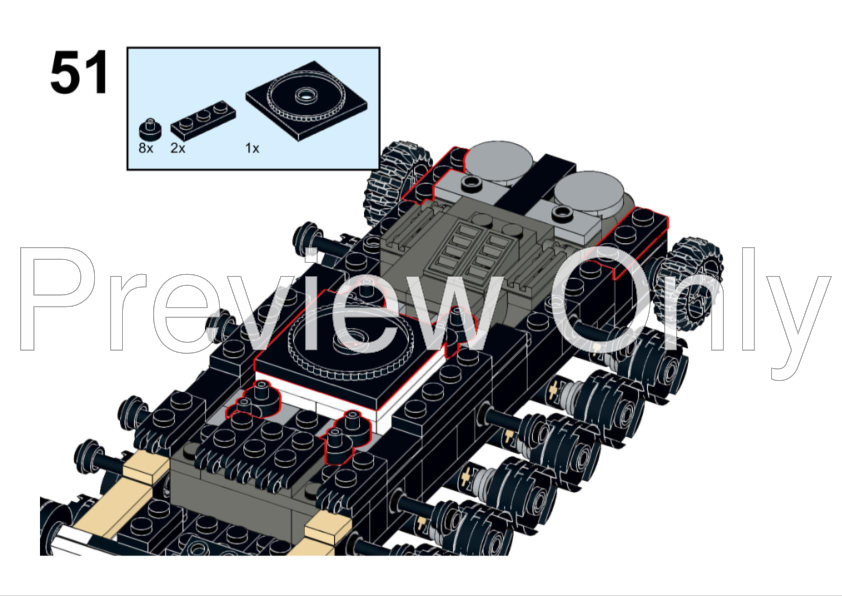 Lego Moc Leopard 2a6 Pso V2 Tank By Gunsofbrickston Rebrickable