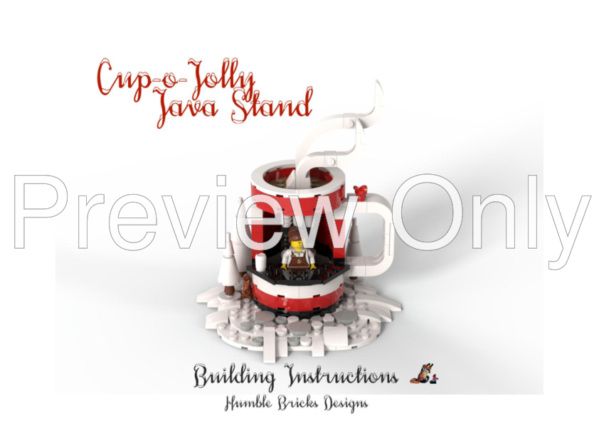 LEGO MOC Cup-o-Jolly Java Stand by Miro | Rebrickable - Build with LEGO