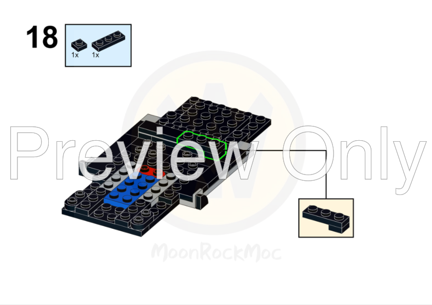 LEGO MOC BMW M2 Coupe by MoonRockMoc | Rebrickable - Build with LEGO