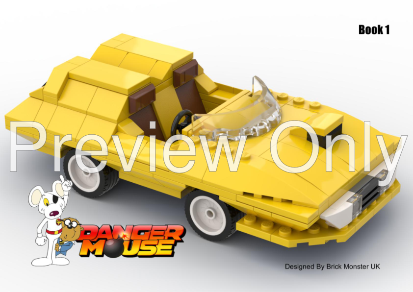 LEGO MOC Danger Mouse Car by BrickMonsterUK | Rebrickable - Build with LEGO