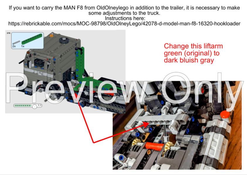 LEGO MOC 42078 - Machine Carrier TRAILER by Fabio_BrickintheWall ...
