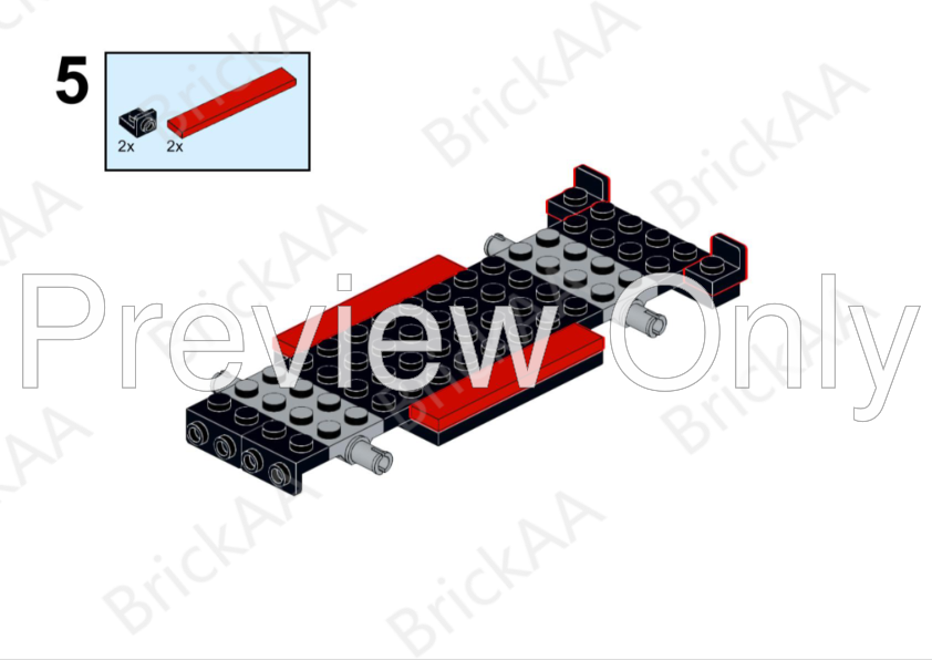 LEGO MOC Tow truck by BrickAA | Rebrickable - Build with LEGO