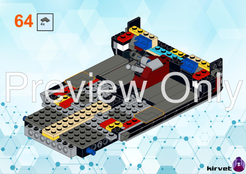LEGO MOC 10304 Dodge Challenger by Kirvet | Rebrickable - Build with LEGO